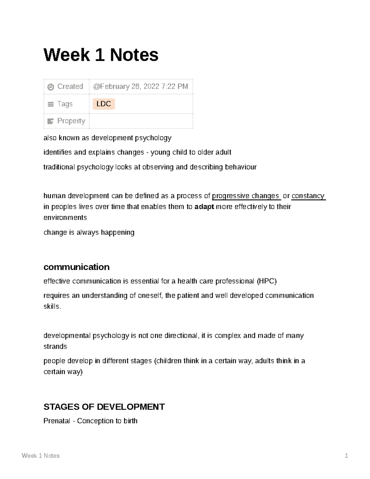 LDC Week 1 Lecture notes - Week 1 Notes Created Tags LDC Property also ...