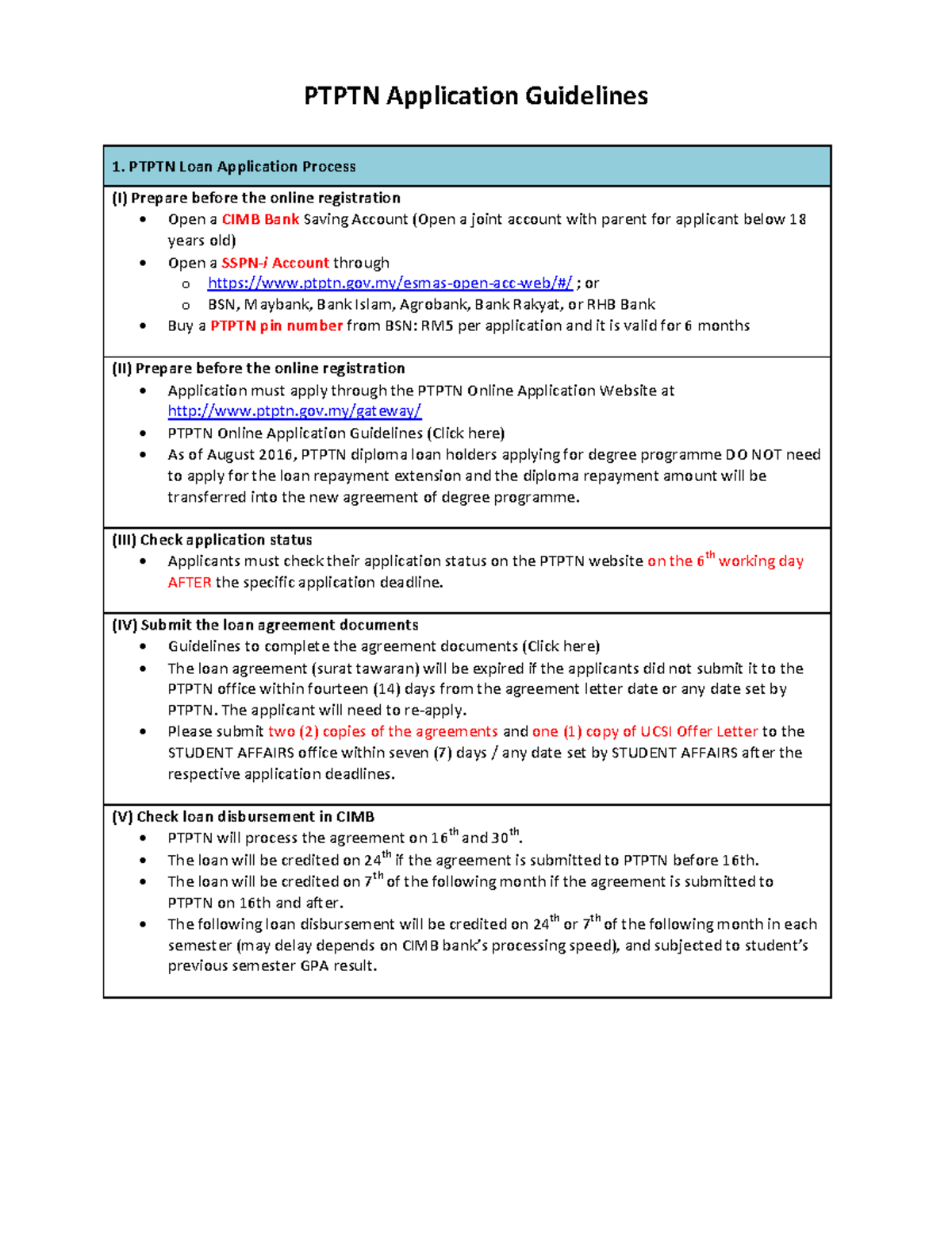 Ptptn application guidelines - PTPTN Application Guidelines 1. PTPTN ...