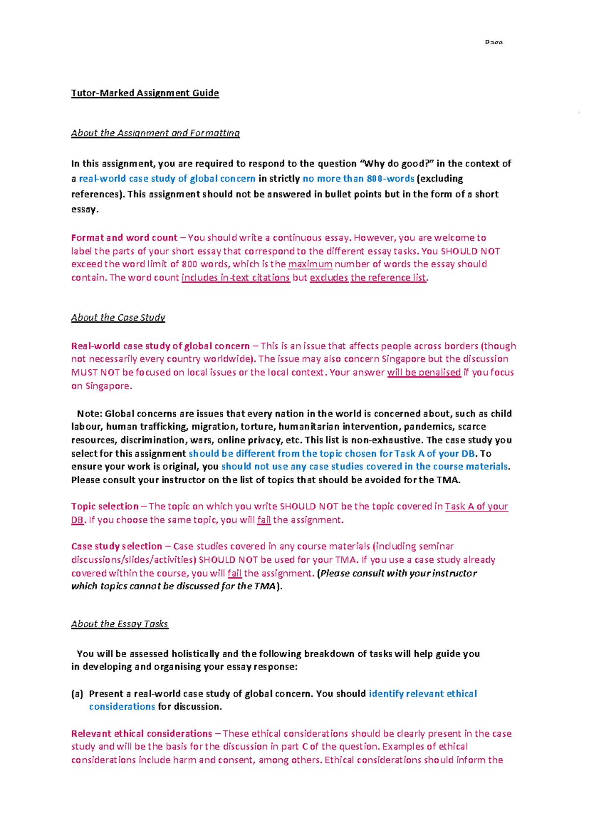 SCO101 TMA Guide July 2022 - Page Tutor-Marked Assignment Guide About ...