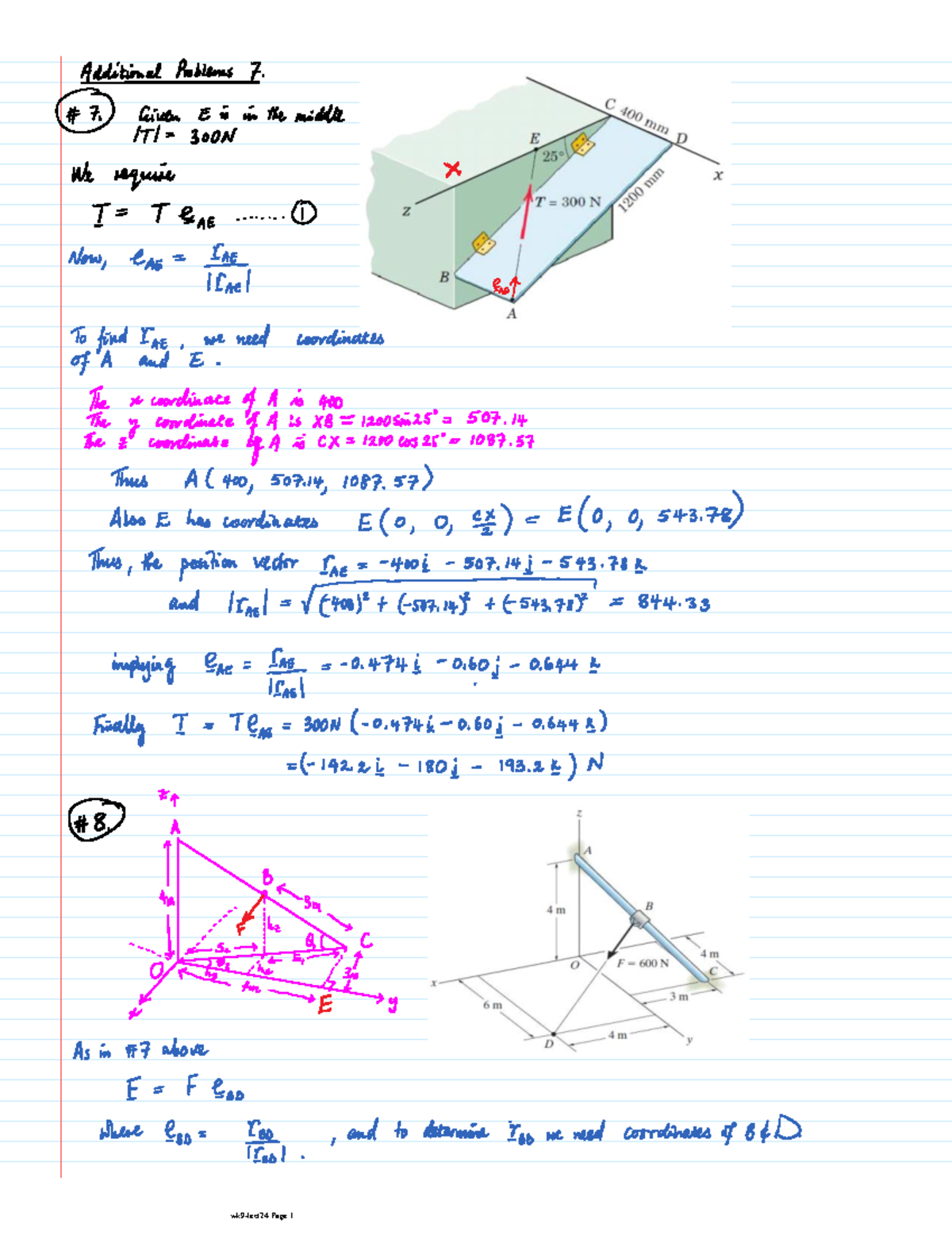 class notes statics - MATH132H1 - Studocu