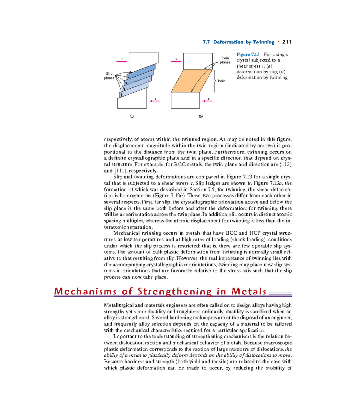 Strengthening Mechanisms in Metals - respectively, of atoms within the ...
