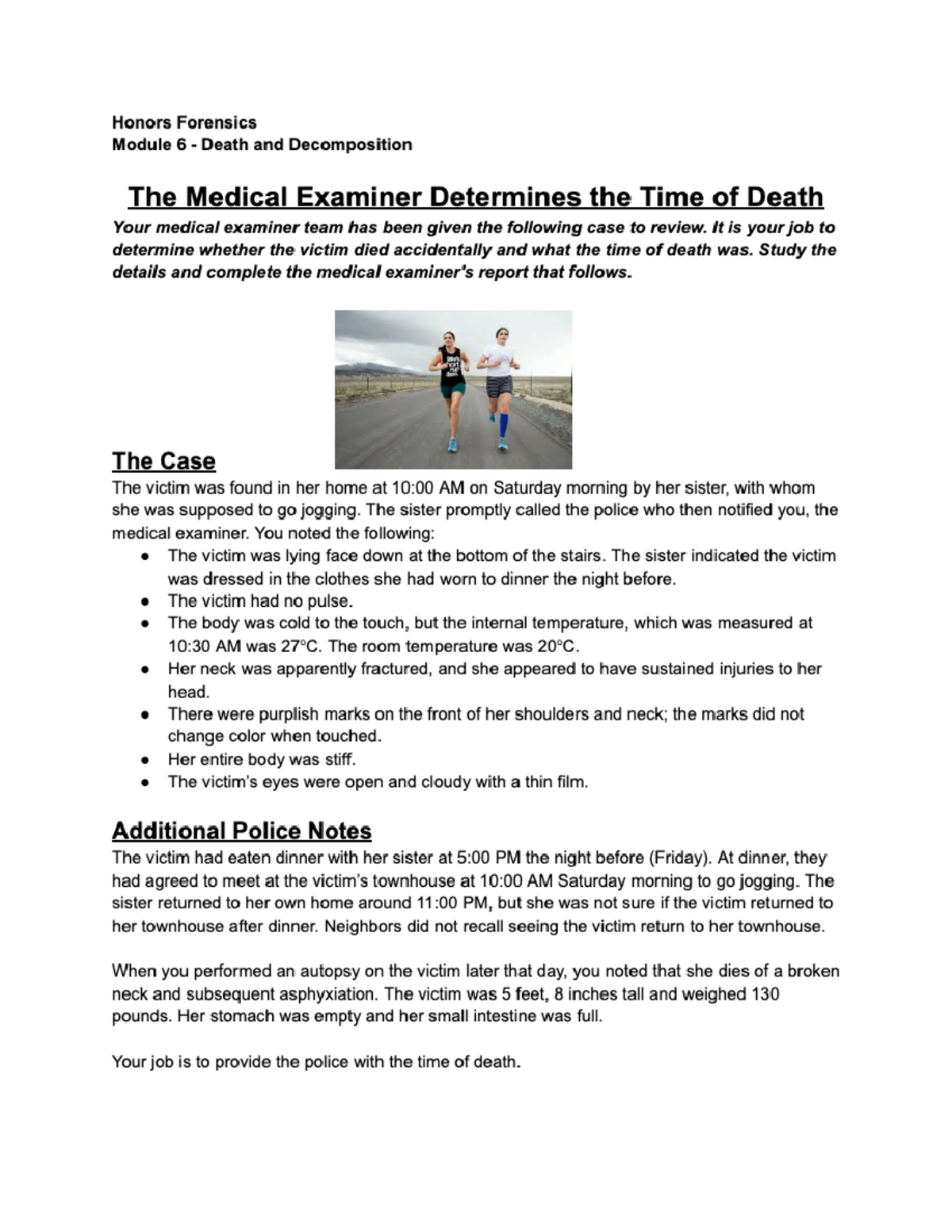 Copy of The Medical Examiner and TOD - Google Docs - YOUR GRAPH ...