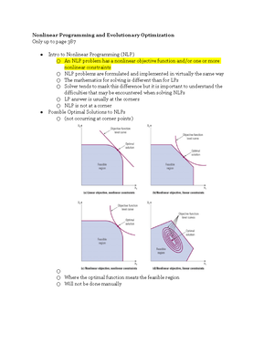 332 Final Exam Sheet - Chapter 6: Integer Linear Programming When >1 variable must be an integer ...