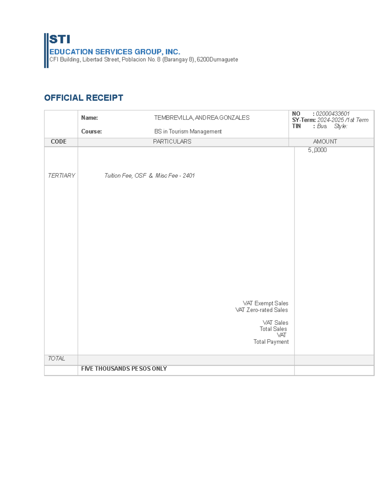 Ttt - Hahaha - BS tourism management - STI EDUCATION SERVICES GROUP ...