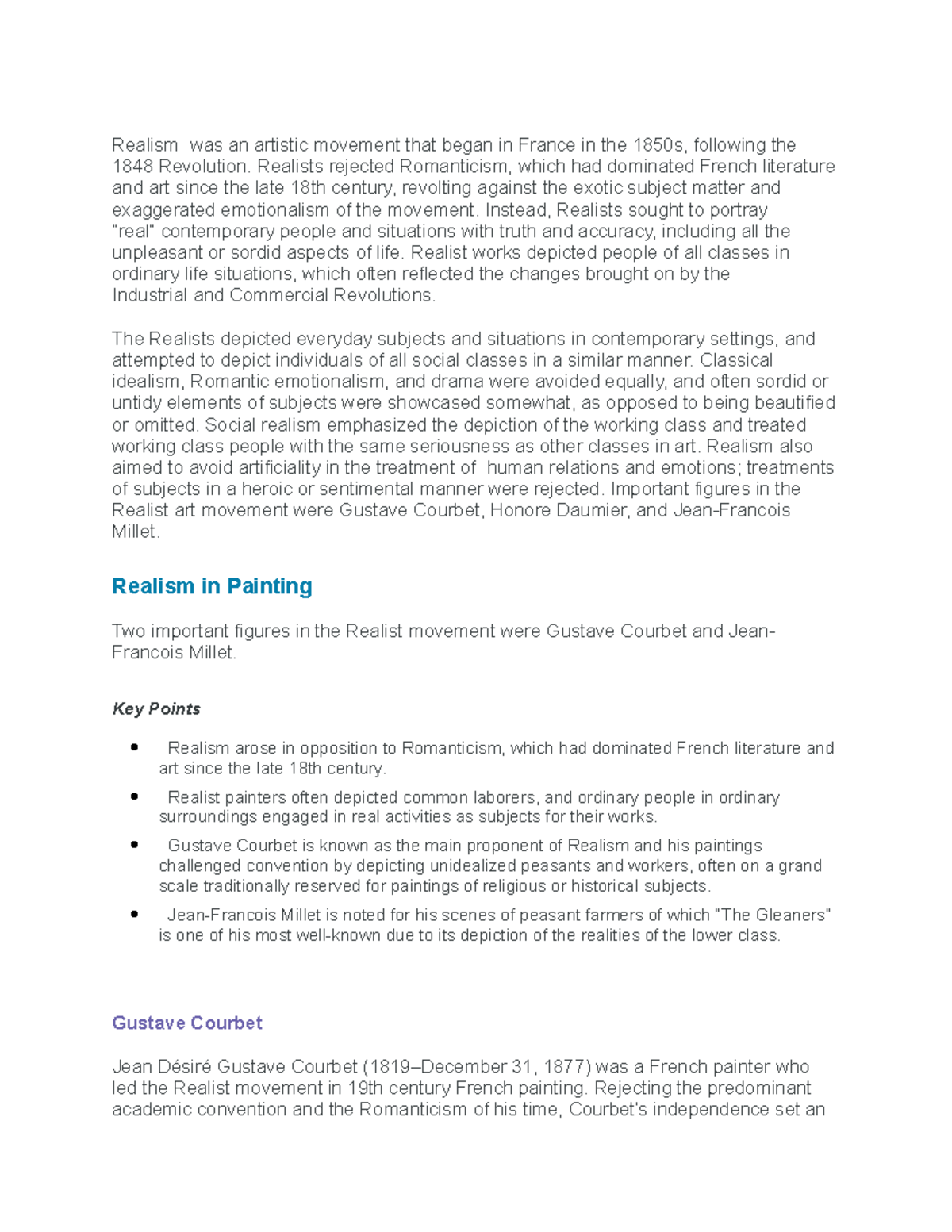 Review notes on Realism - Political Science - University of the ...