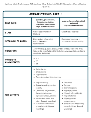 2Drug Card ACE Inhibitors - MECHANSIM OF ACTION DRUG CLASS: ROUTE ...