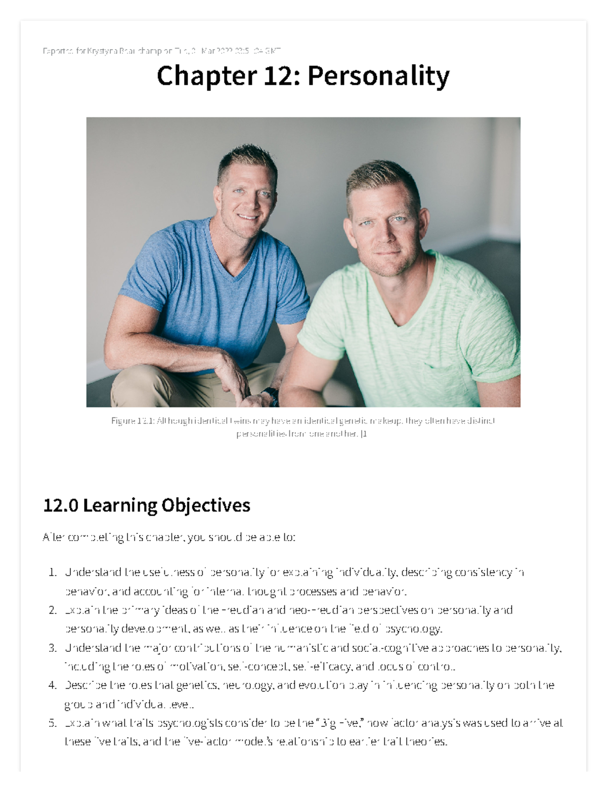 Chapter 12- personality - Exported for Krystyna Beauchamp on Tue, 01 ...