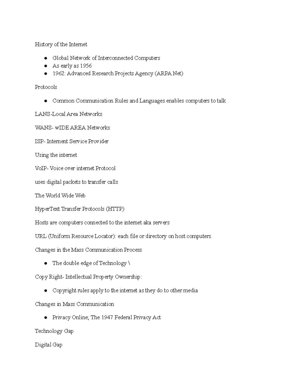 Media Literacy Notes 3 - Info on Mass communication businesses ...