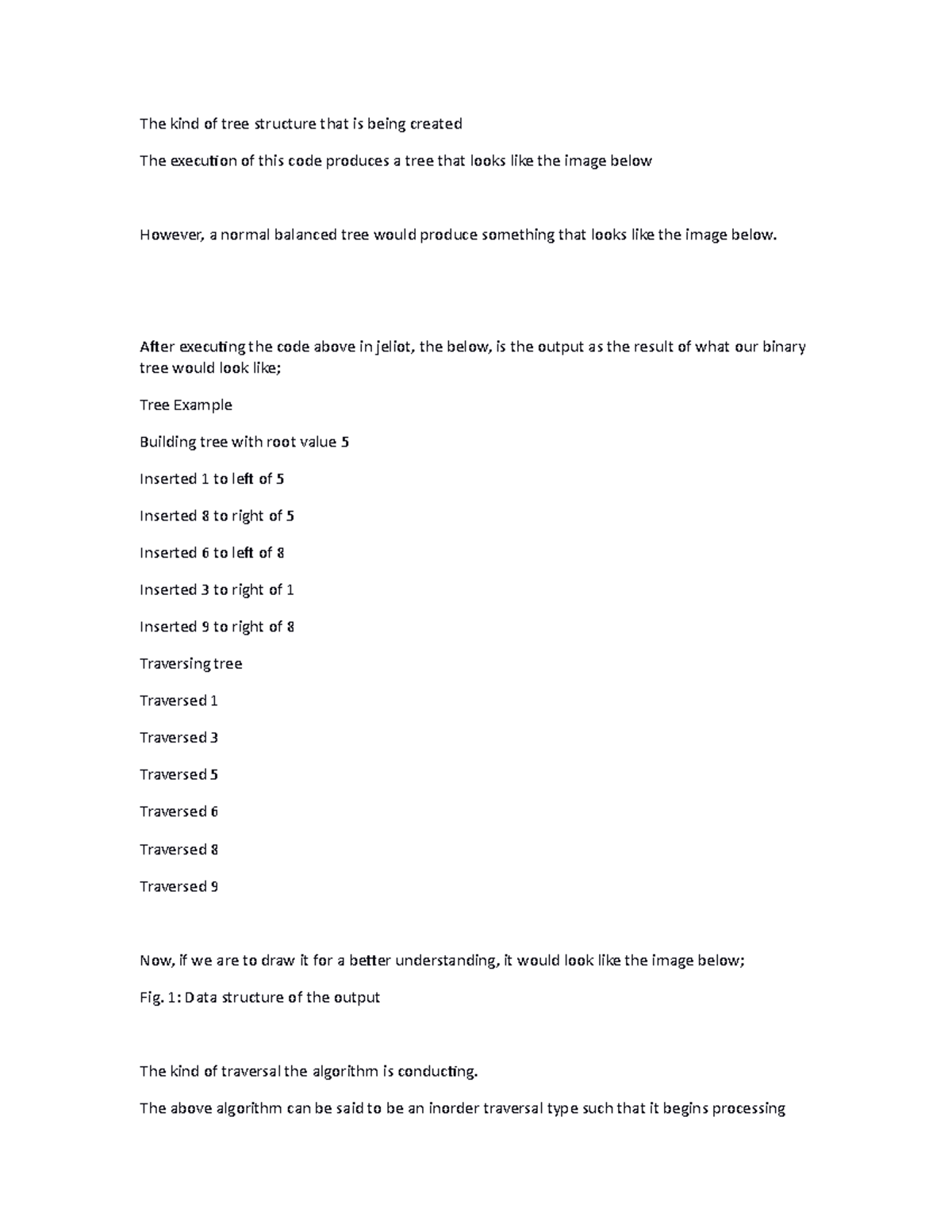 Discussion 5 - The kind of tree structure that is being created The ...
