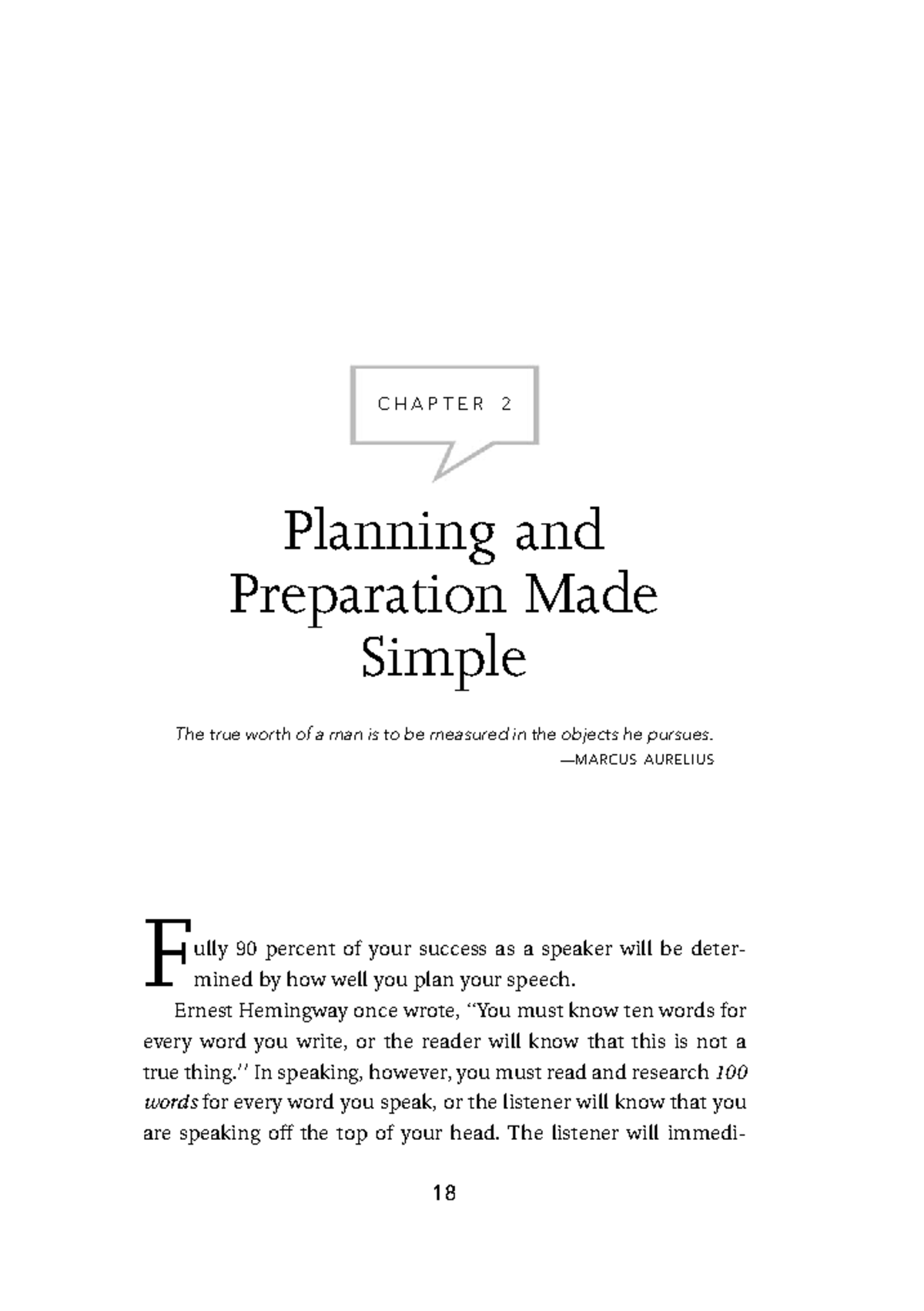 Planning and preparation made simple - C H A P T E R 2 Planning and ...
