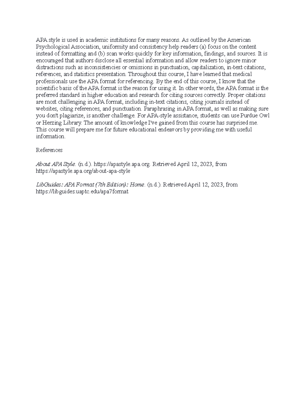 APA Overview - xvc - APA style is used in academic institutions for ...