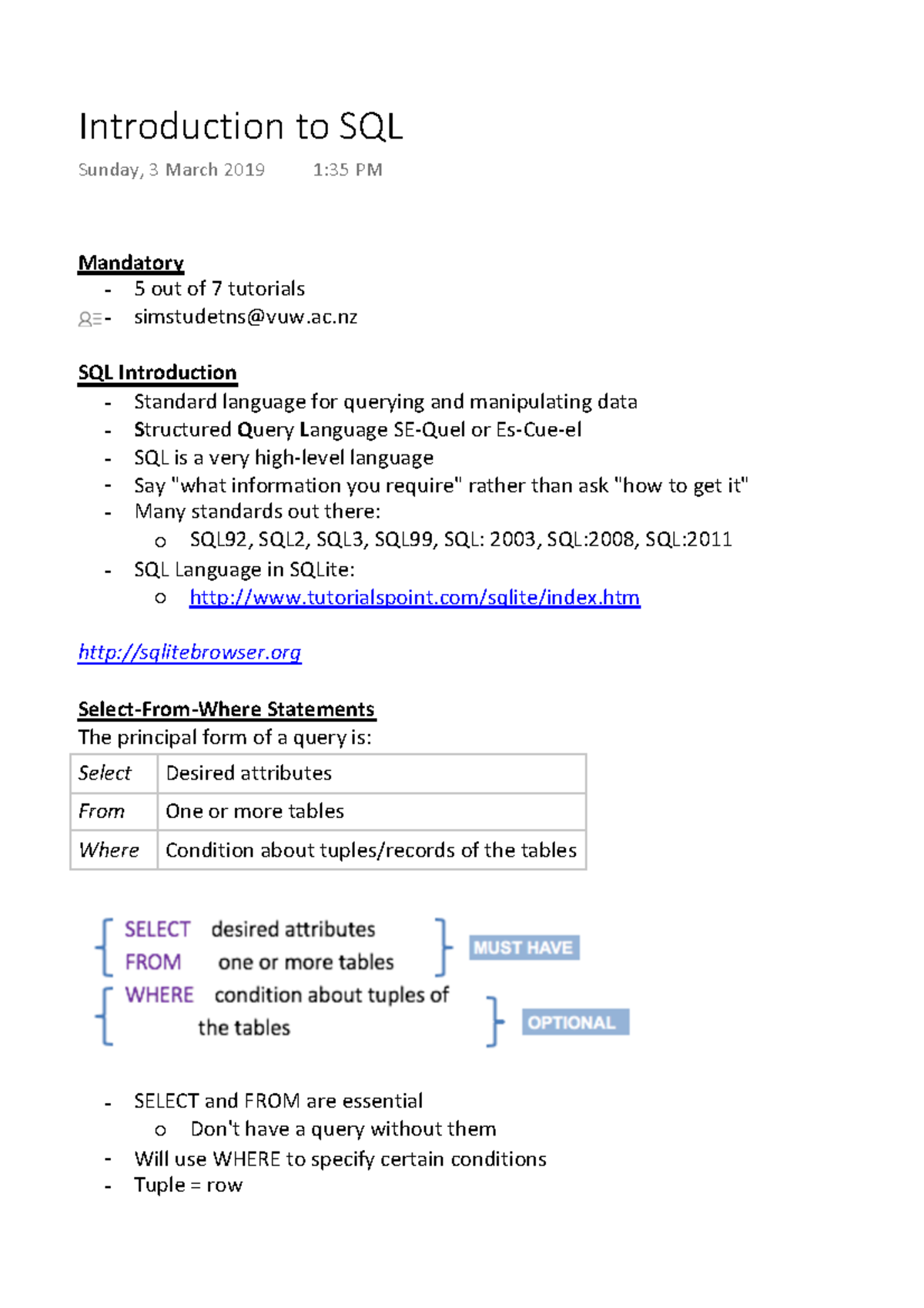 Info151 Lecture 1 Warning Tt Undefined Function 32 Mandatory 5