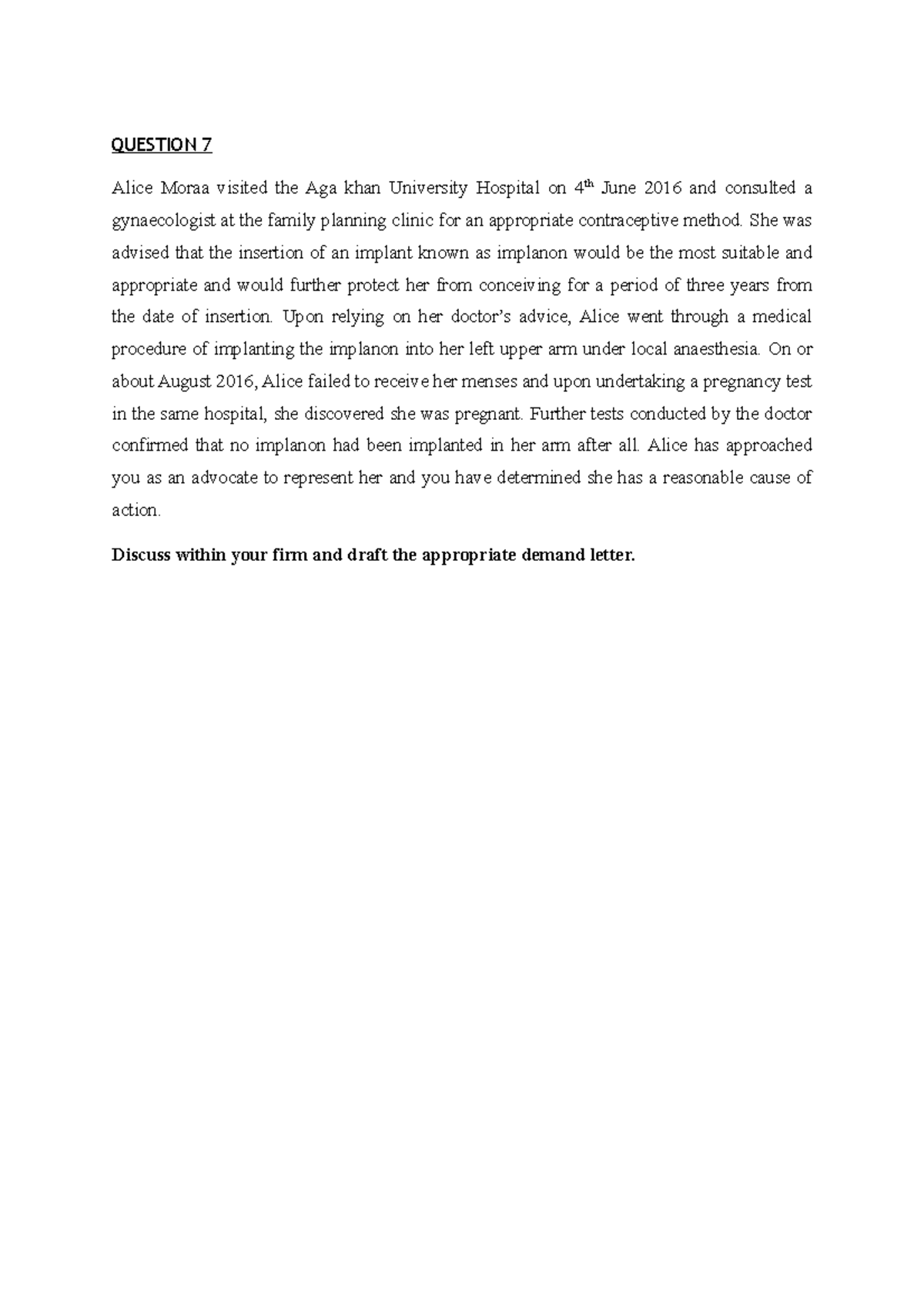 Final COPY Demand Letter BY FIRM 7 Class B - QUESTION 7 Alice Moraa ...