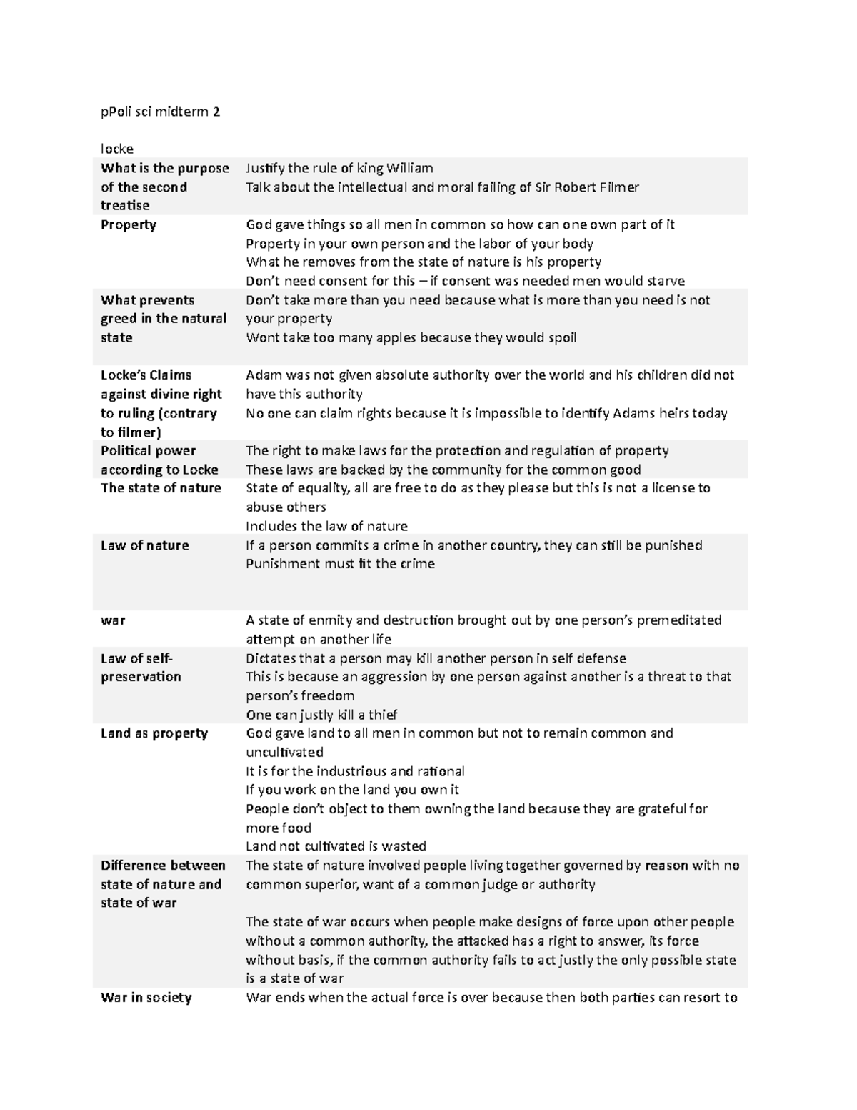 Polisci 1stsemmid 2 - midterm exam study guide - pPoli sci midterm 2 ...