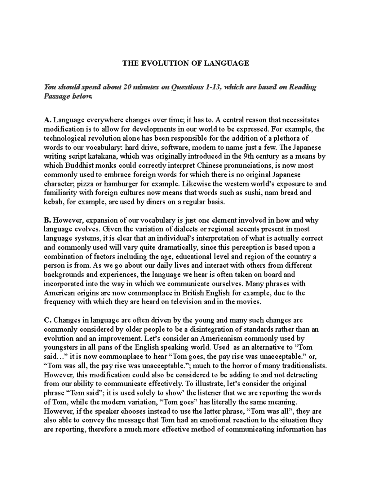 THE Evolution OF Language 87ba8387ffb64d899aad689f38a42ab9 - THE ...