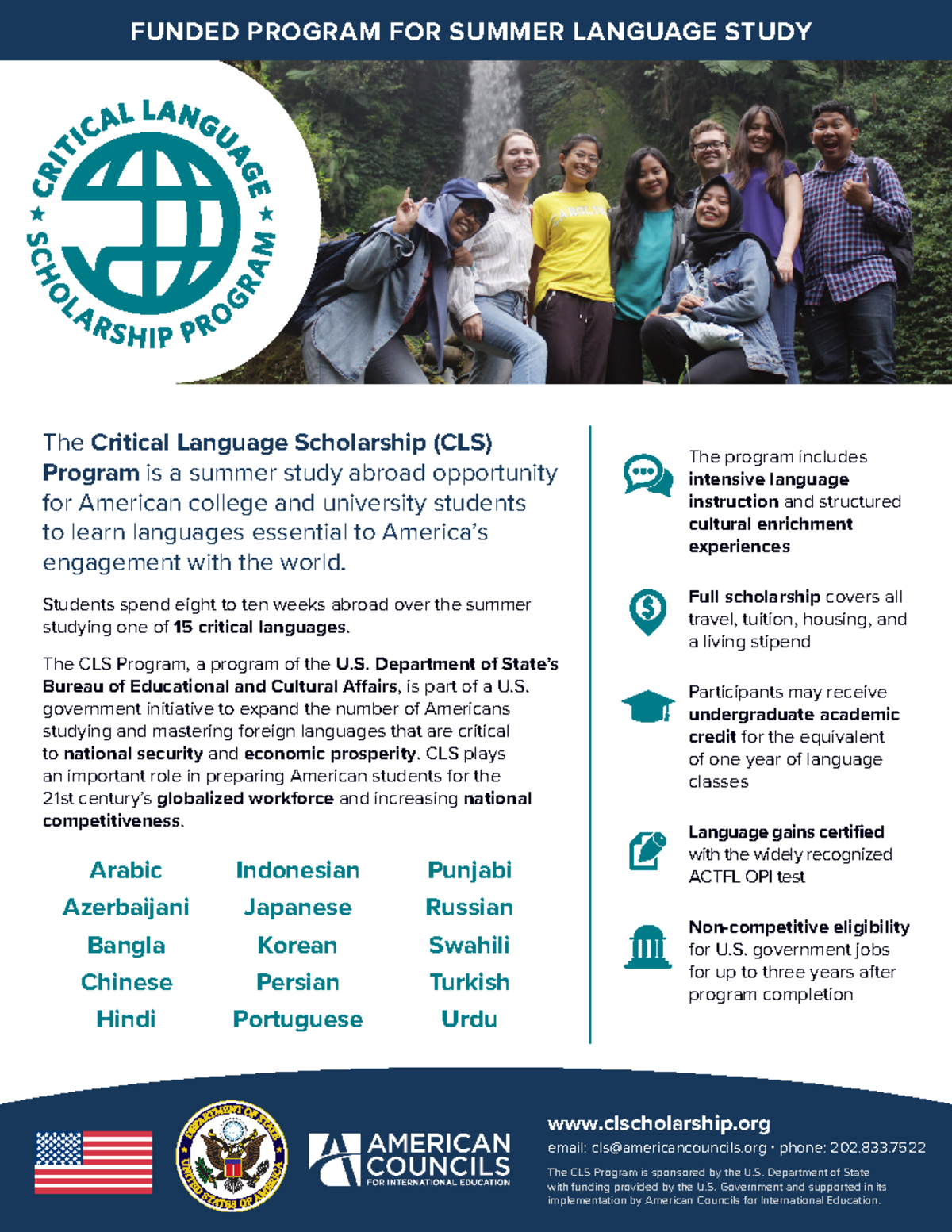 CLS 2022 Flyer Helpful Material To Know - The Critical Language ...