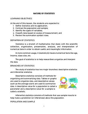 Chapter 1.1 The Nature of Statistics - The Nature of Statistics Basic ...