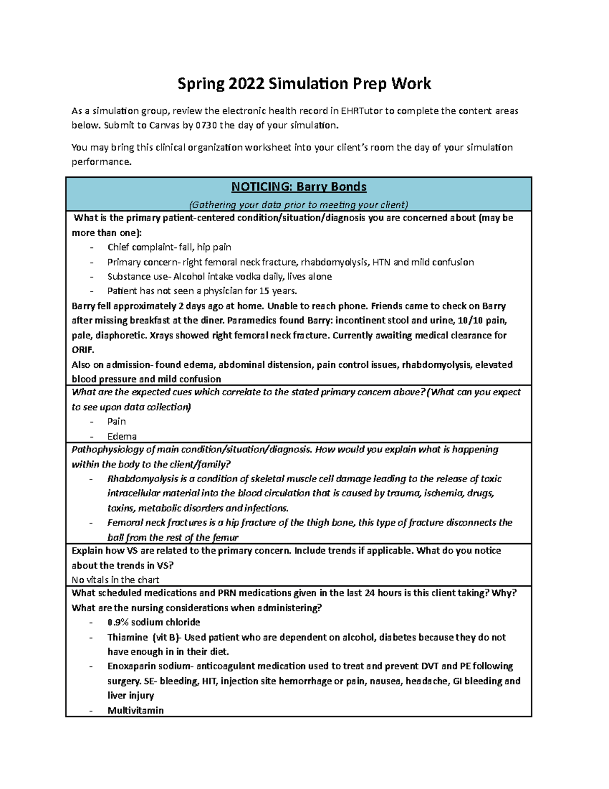 Pre Sim Week 7 for lab 7 - Spring 2022 Simulation Prep Work As a ...