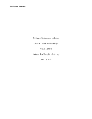 COM 311 Metric Evaluations - Erin MontezCOM 326 – Social Media Strategy ...