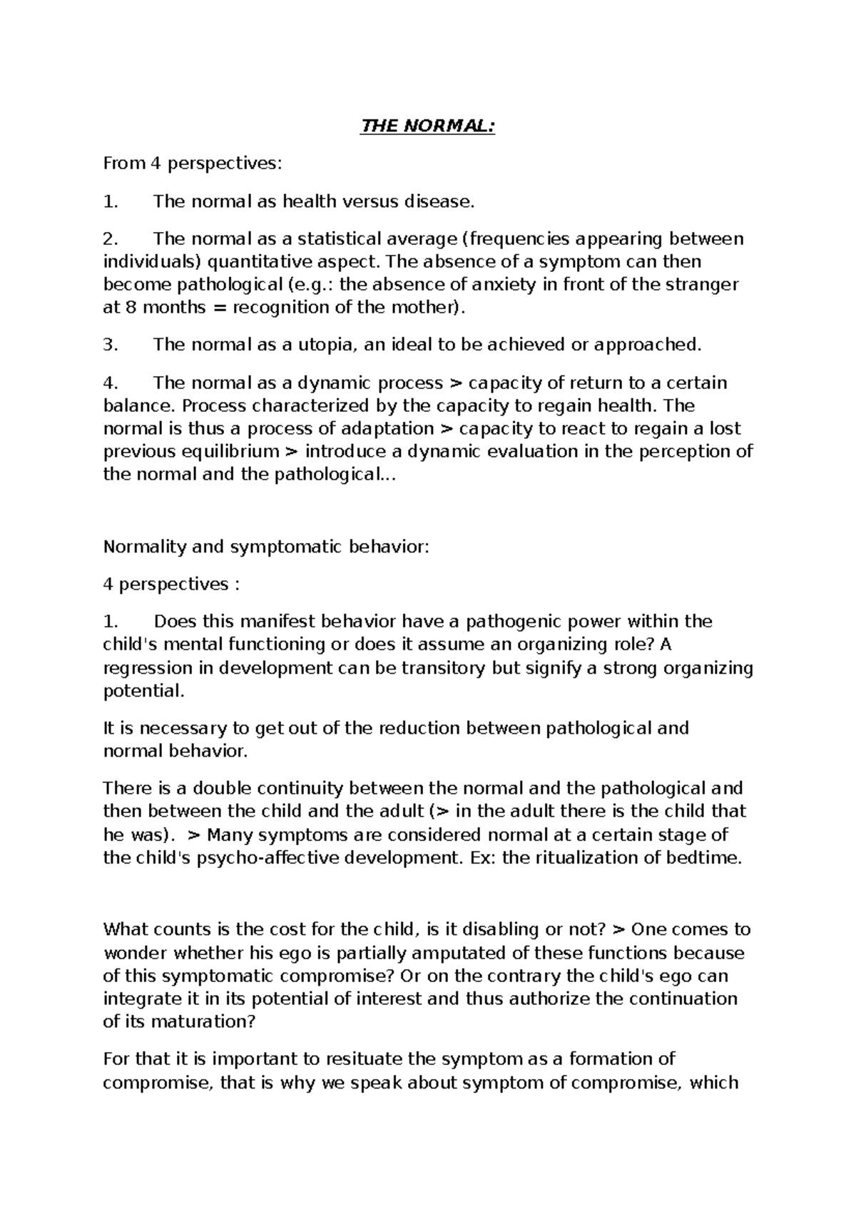 THE Normal, notes first week - THE NORMAL: From 4 perspectives: The ...