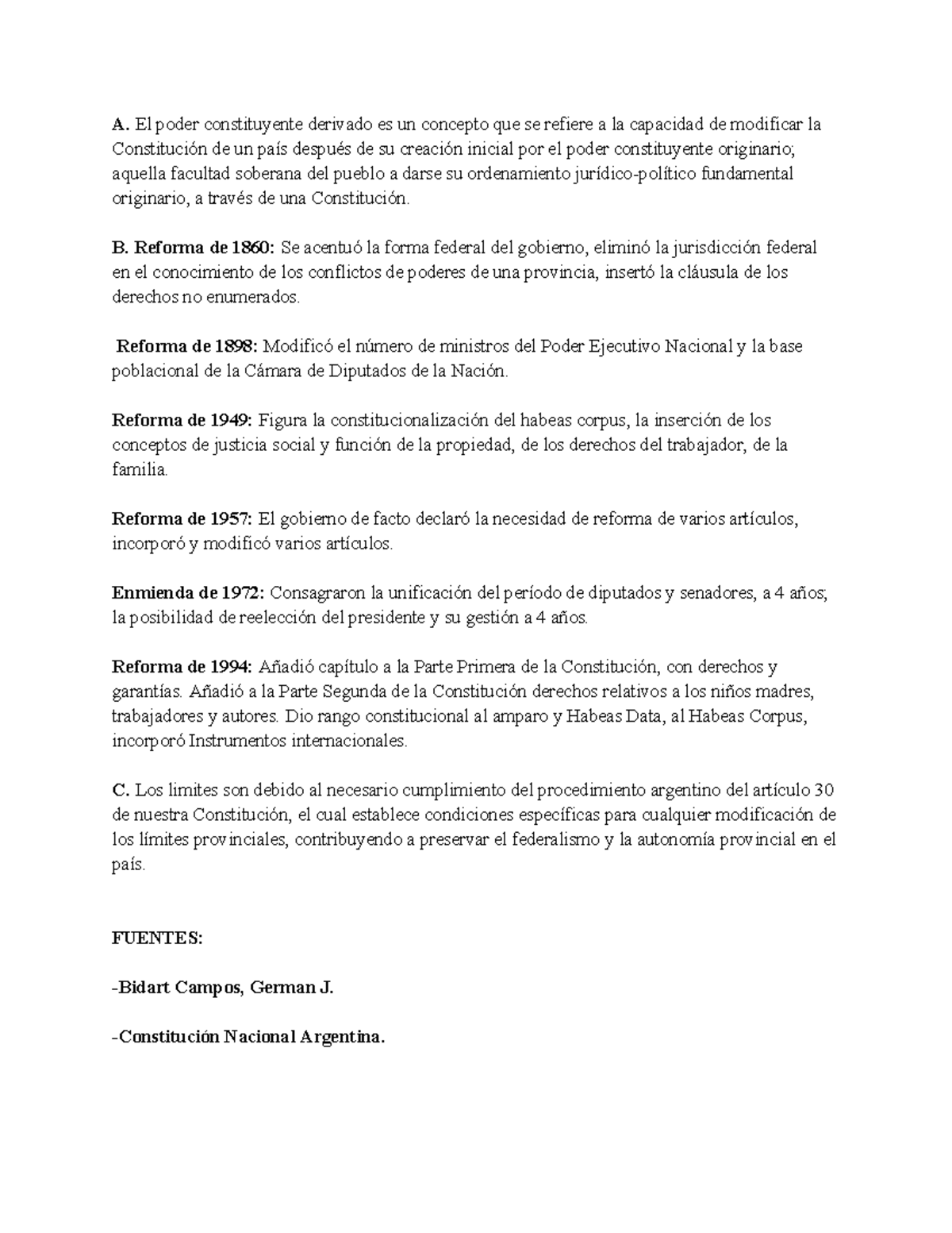 Derecho Constitucional Foro 1-Pompolo Antonella - A. El poder ...