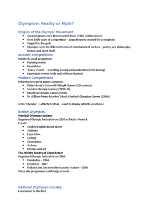 The Paralympic classification system - 856Z3711 - MMU - Studocu