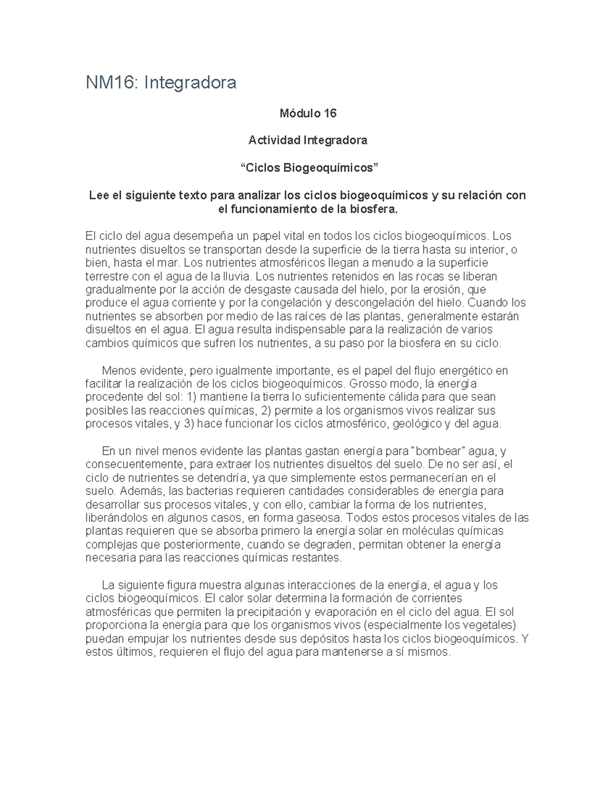 NM16 Integradora - NM16: Integradora Módulo 16 Actividad Integradora ...