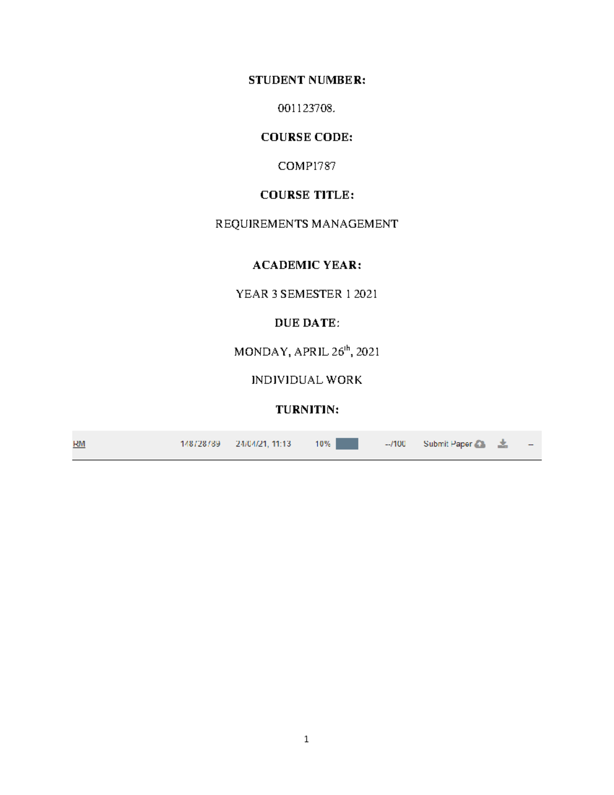 CW COMP1787 10165 mn9643n 25042021 110100 2021 - STUDENT NUMBER ...
