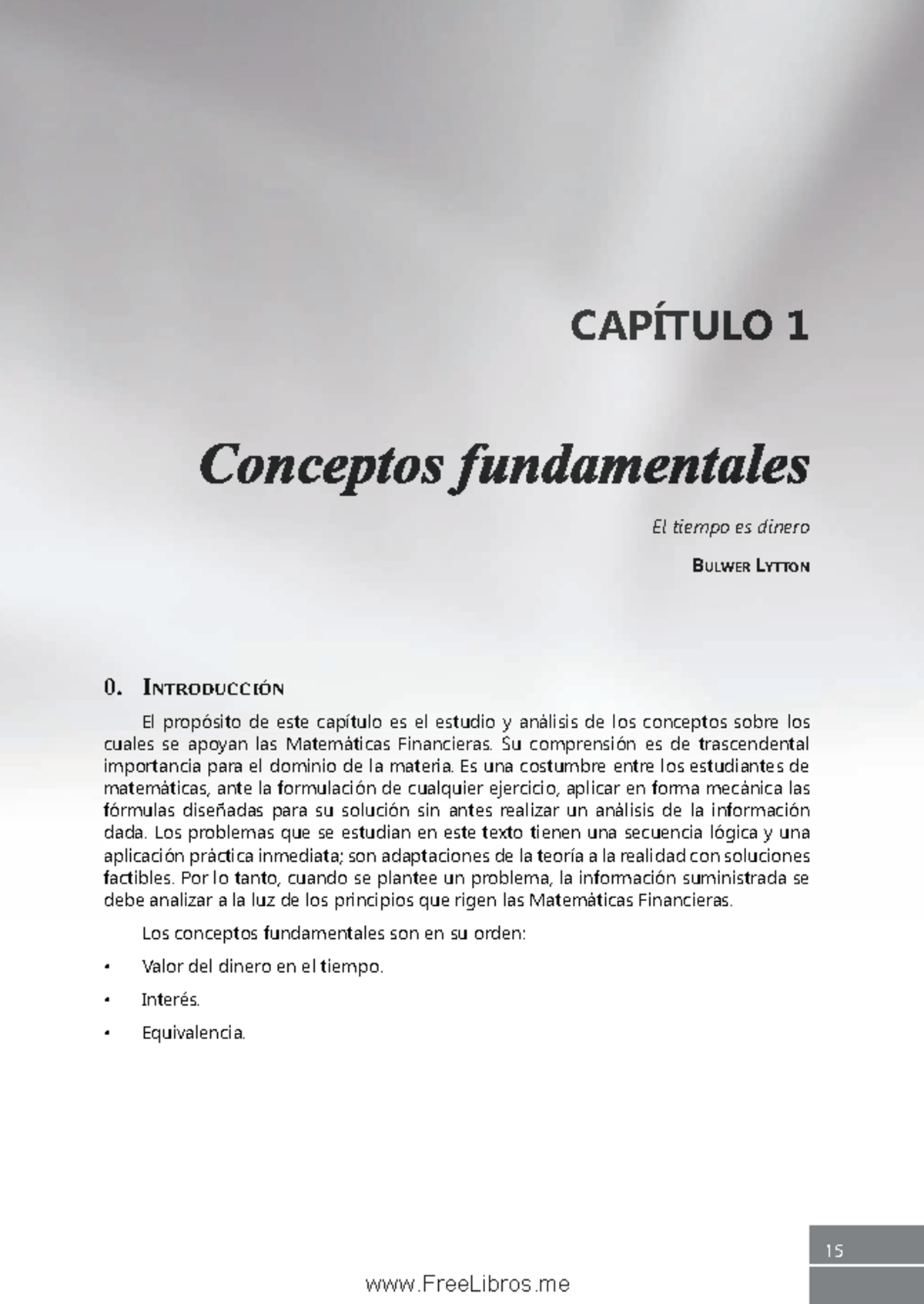 Lectura Guia CAP01 - CAPÍTULO 1 Conceptos fundamentales El tiempo es ...