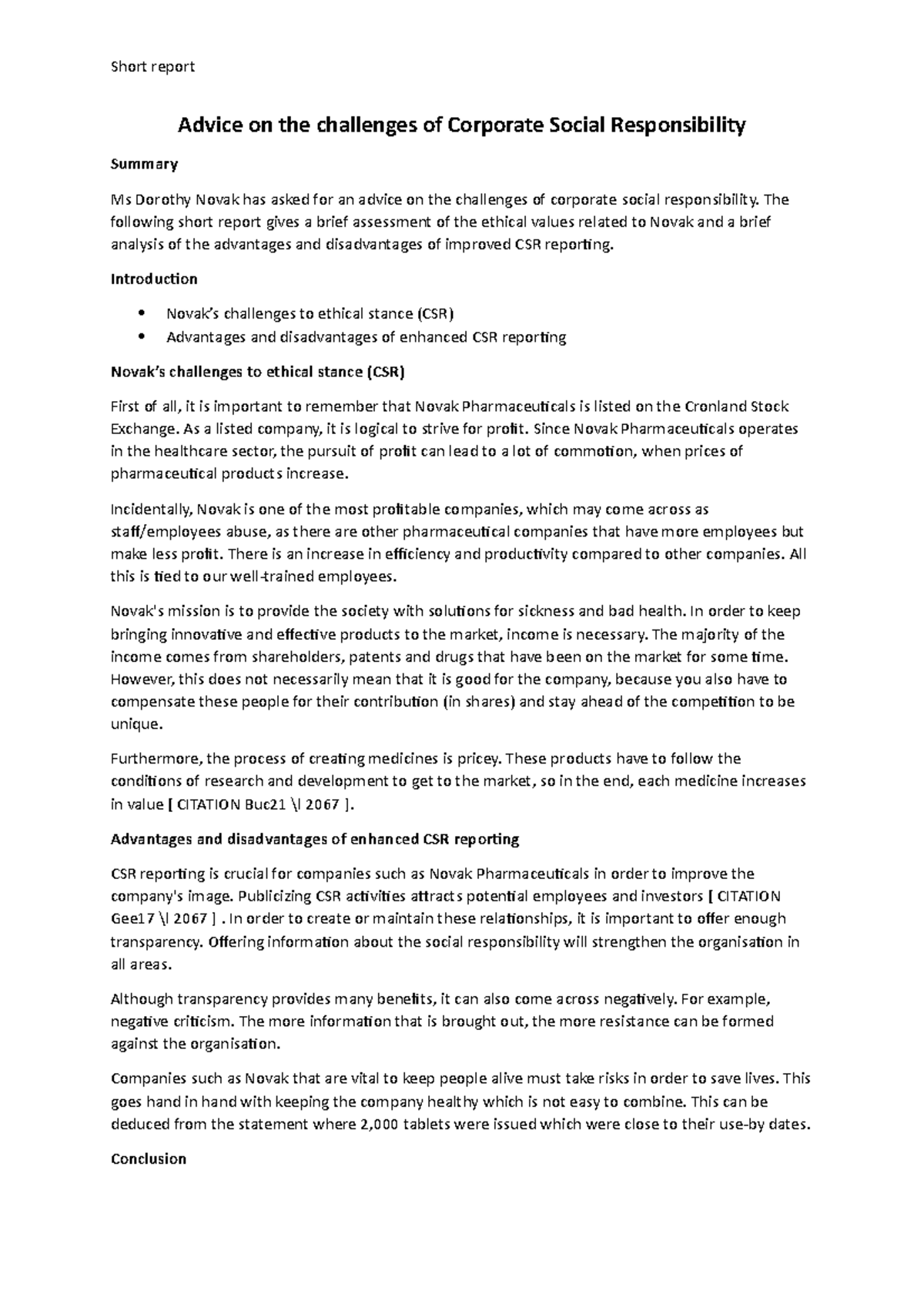 Matz Buytaert short report assignment 1 + desk research 3 officieel ...