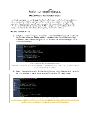 Module 4-2 Codio Activity Codio Template - DAD-220 - SNHU - Studocu
