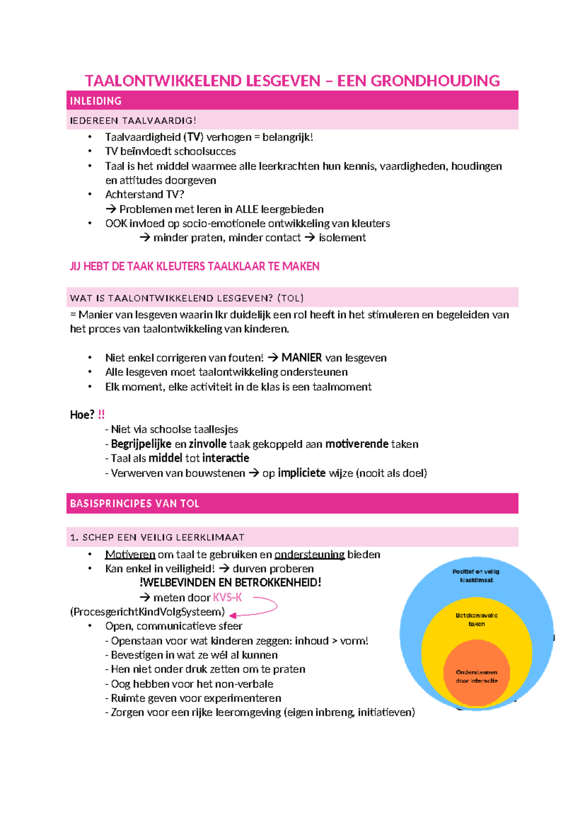 1. Taalontwikkelend lesgeven - TAALONTWIKKELEND LESGEVEN – EEN ...