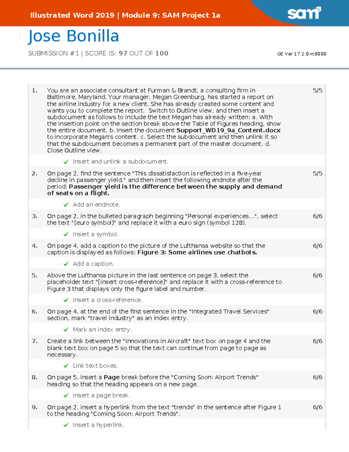 IL WD19 9a Jose Bonilla Report 1 - Jose Bonilla SUBMISSION #1 | SCORE ...
