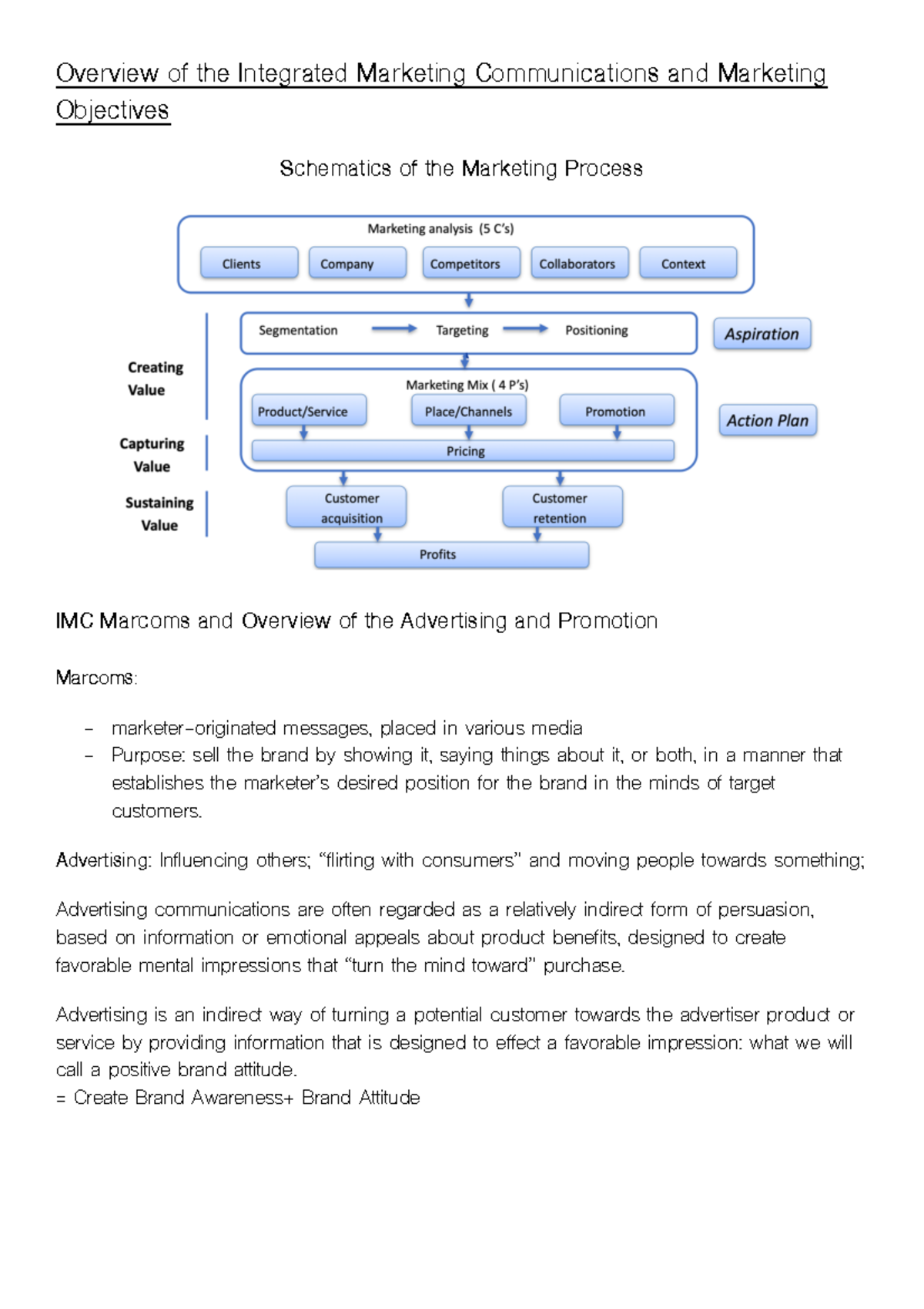 IMC - Summary of IMC Class taught by Jorge Velosa - Overview of the ...