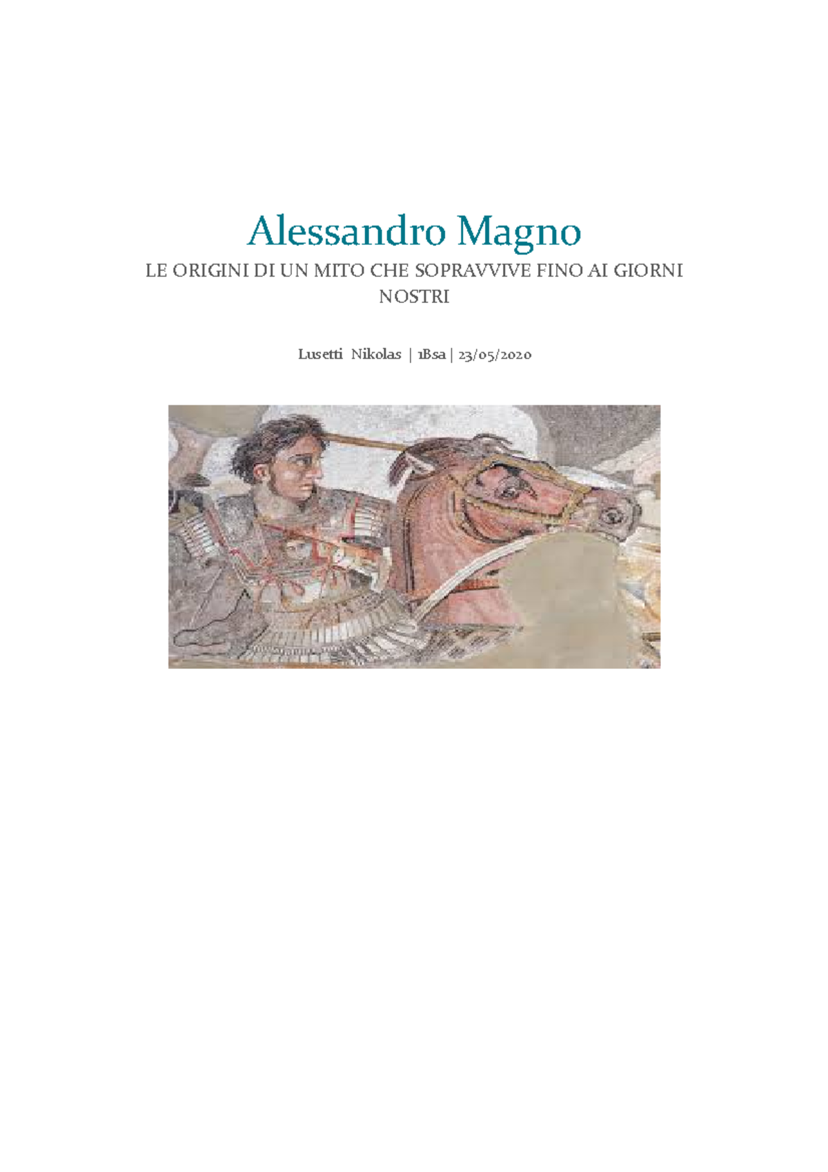 Alessandro Magno 1 - Alessandro Magno LE ORIGINI DI UN MITO CHE ...