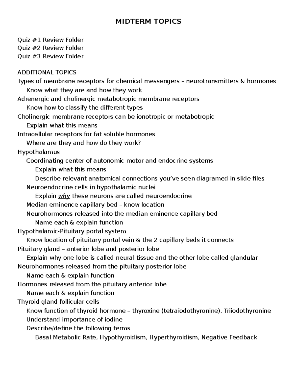 Midterm Topics 2024F - MIDTERM TOPICS Quiz #1 Review Folder Quiz #2 Review Folder Quiz #3 Review ...