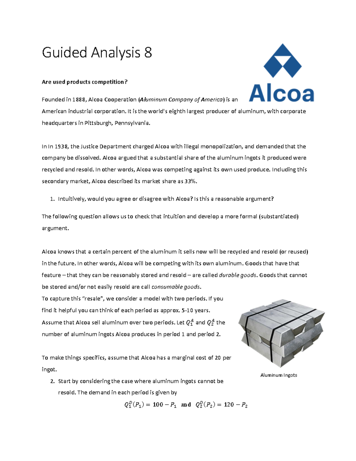 Guided Analysis 8 - Competing against your own product - Guided ...