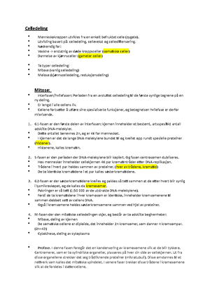 Cytostatika - Notater - CYTOSTATIKA : Antibiotika hemmer cellevegg og ...