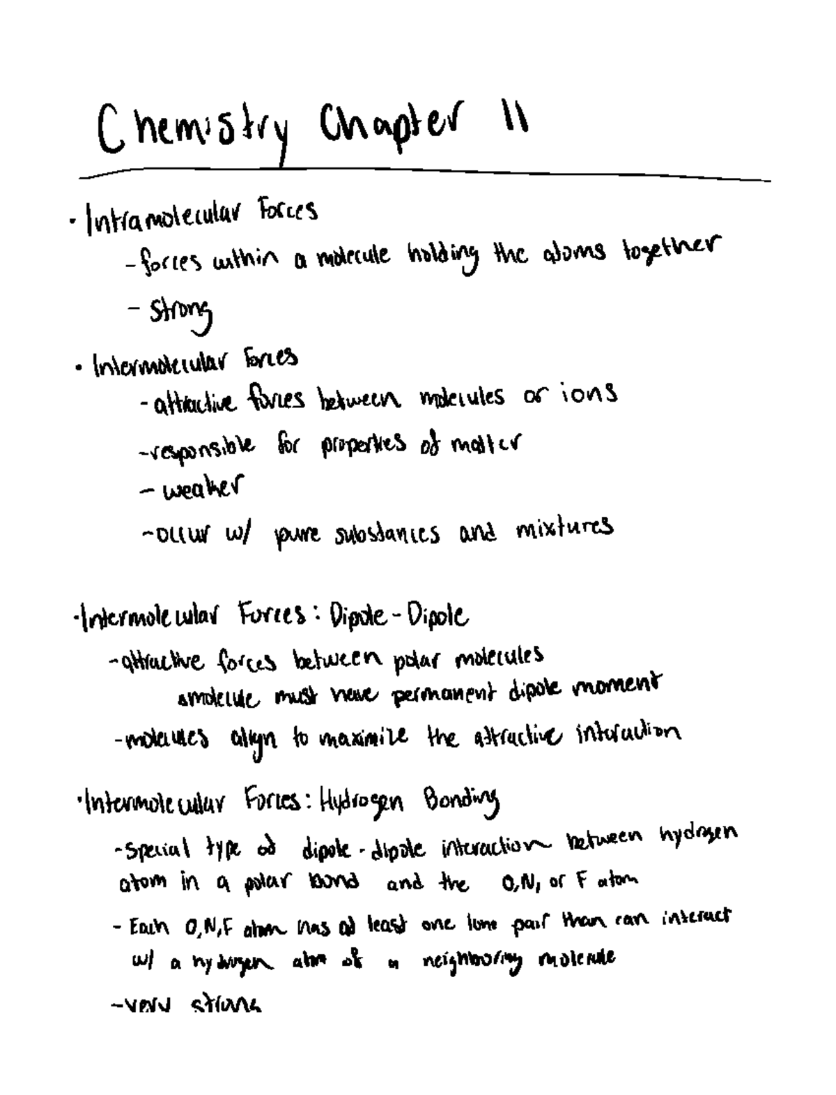 Chem Chapter 11 Notes - ####### Chemistry chapter 11 ...