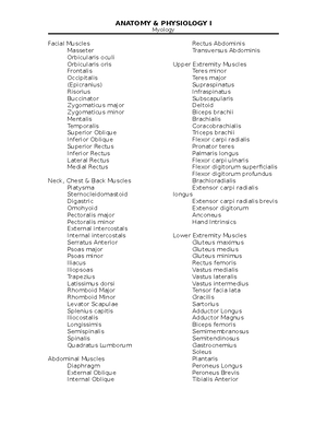 Osteology Lab - ANATOMY & PHYSIOLOGY I Osteology Axial Skeleton Skull ...
