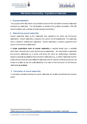 Audit frameworks 3 - A brief summary of general procedures - Procedures ...