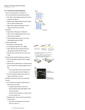 Chapter 10 - Overview of DNA - 10 - Genetic Material Possesses Several ...