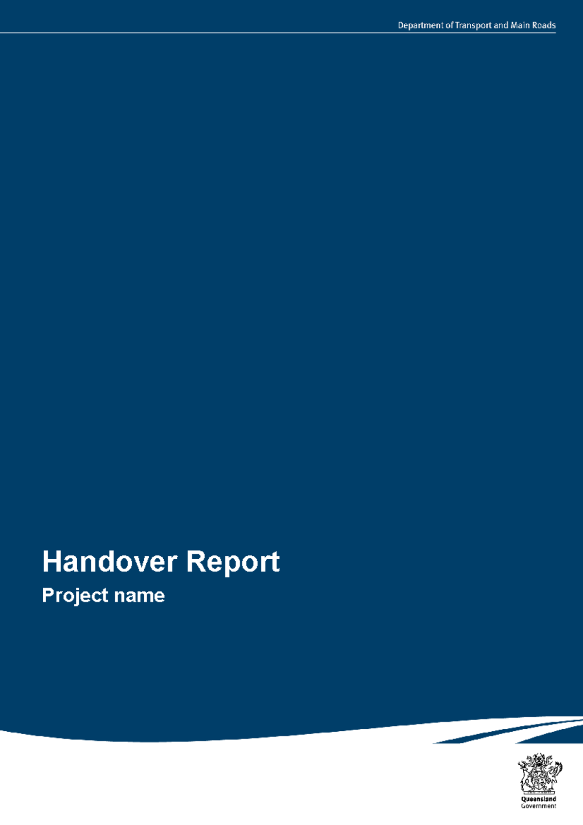 Handover report - research - Handover Report Project name Creative ...