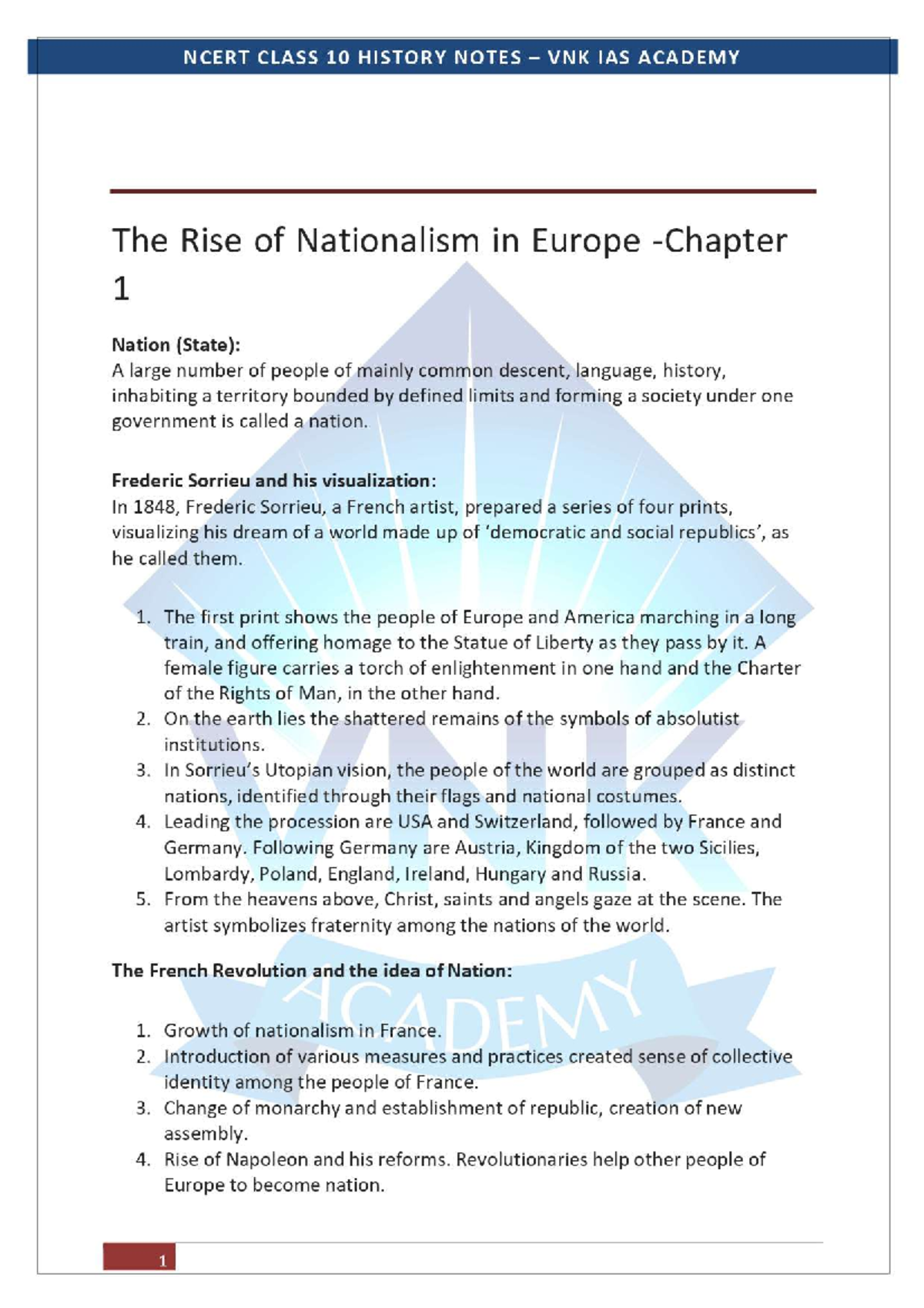 Class 10th History Ncert - History and theory - Studocu