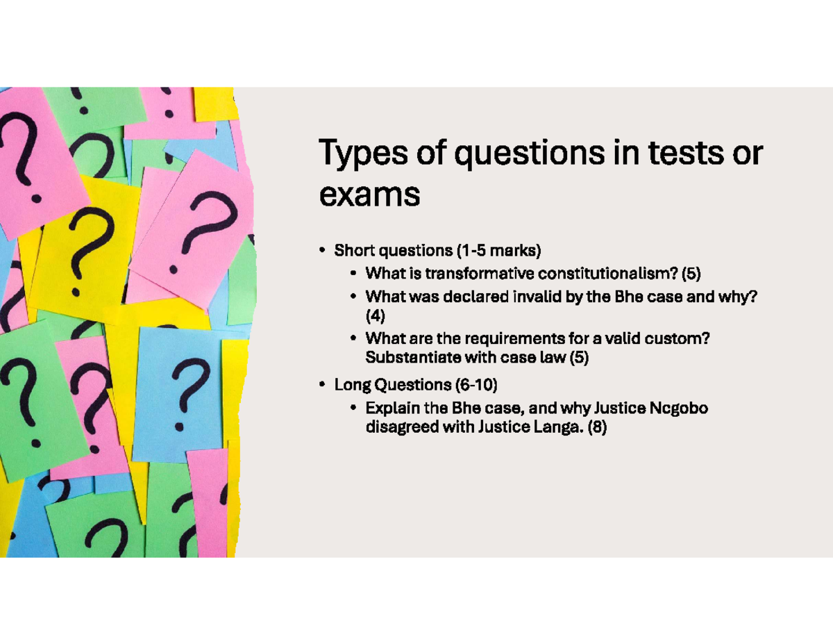 Intro questions for test or exam - LSK41Y0 - Studocu