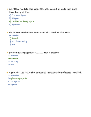 Chapter 4 questions - ... - Multichoice: 1. Local search algorithms can ...