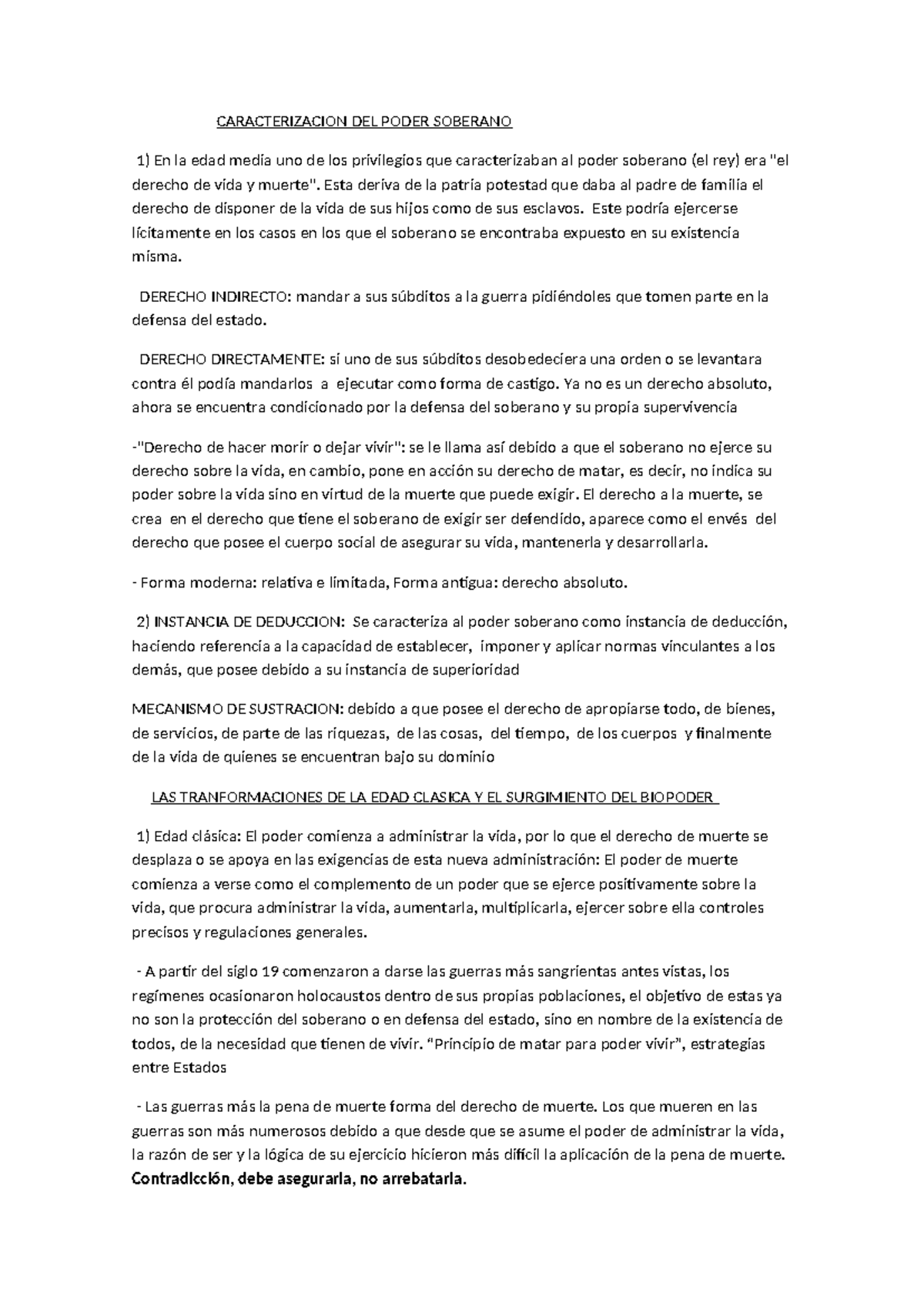 Caracterizacion DEL Poder Soberano - CARACTERIZACION DEL PODER SOBERANO ...