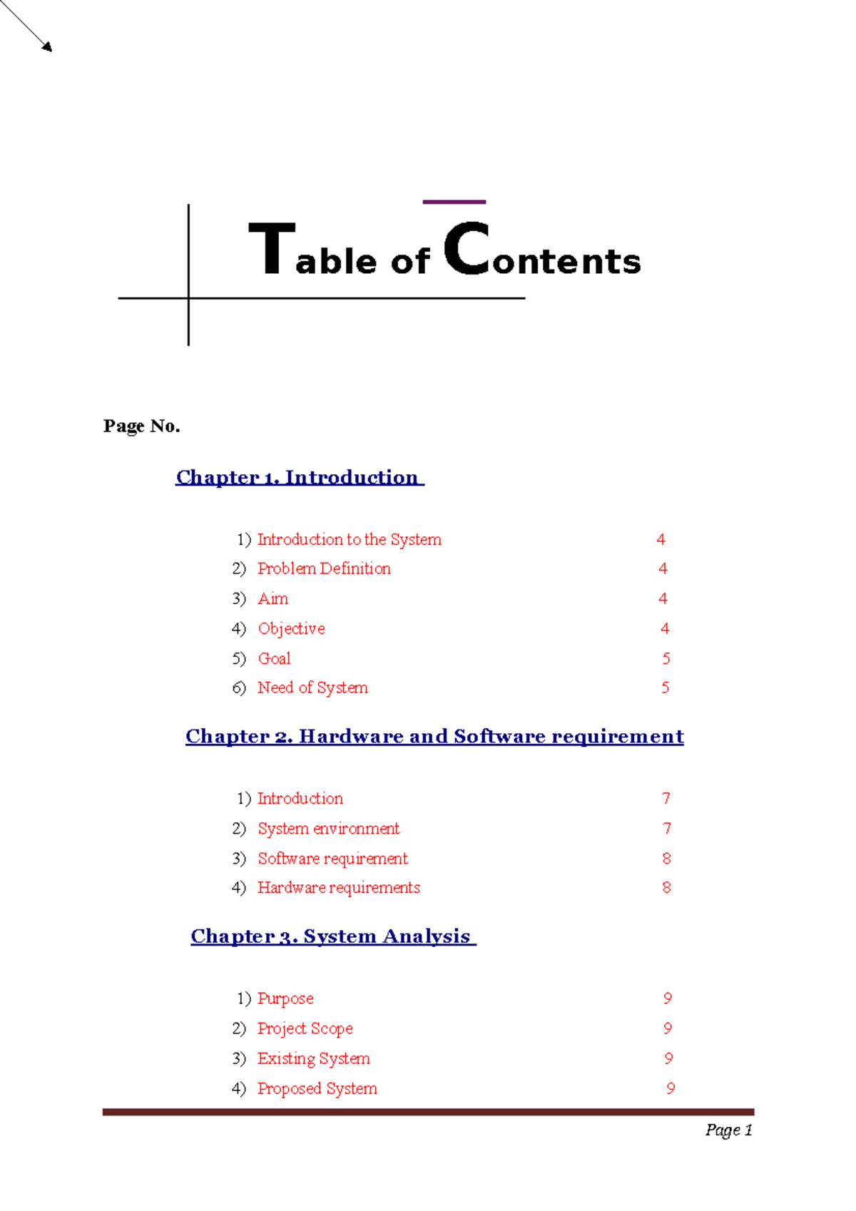 Blood Bank And Donor Management Report php - Table of Contents Page No ...