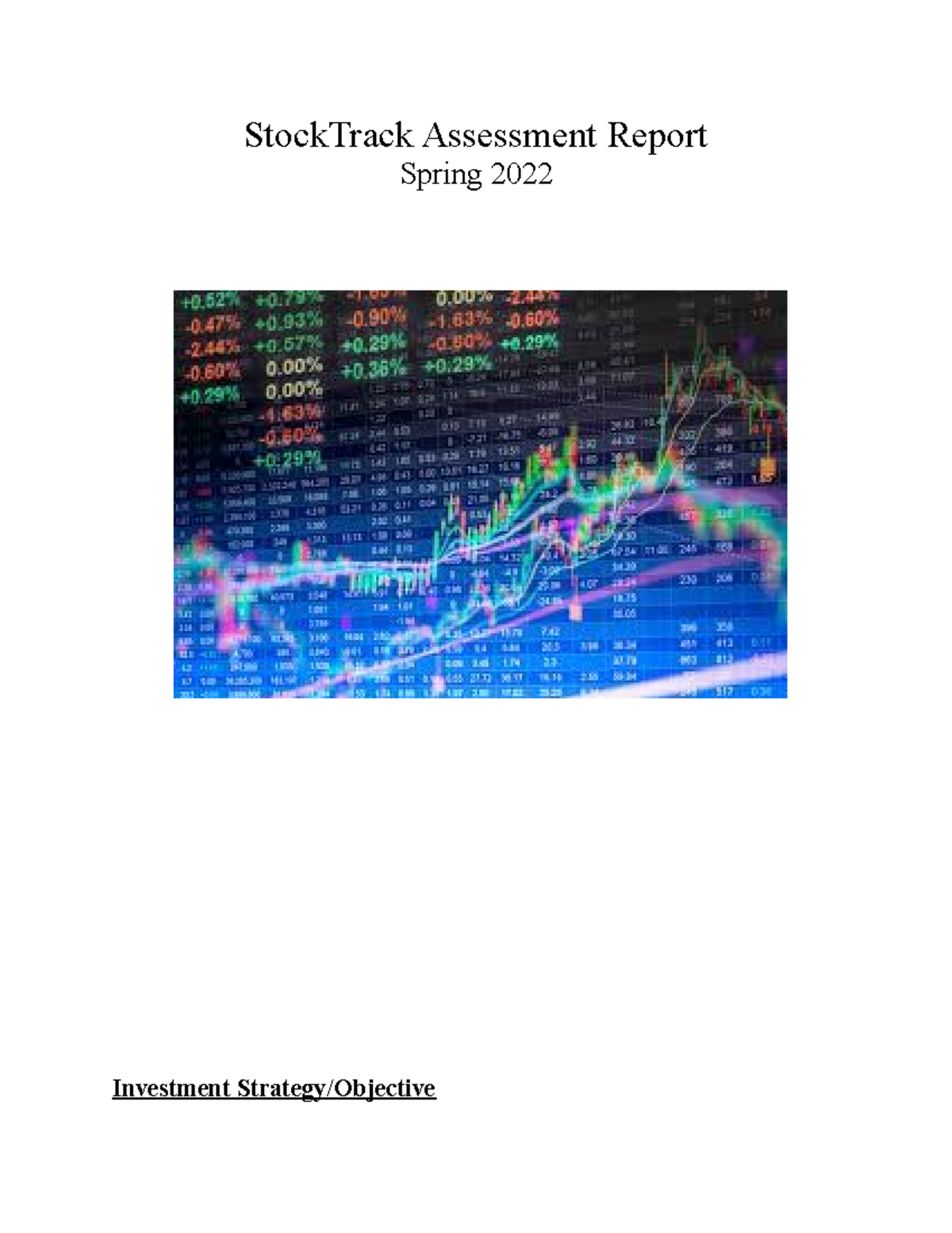 Stock Track Assessment Report - Miccarelli 11 - StockTrack Assessment ...