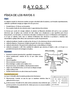 Guía para imagenología - Métodos usados en imagenología Radiografía Tomografía RM - Studocu
